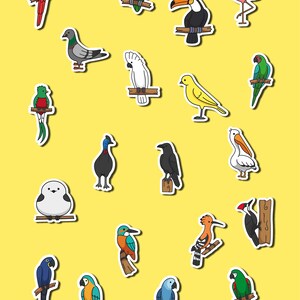 Birds Sticker Printable - Etsy