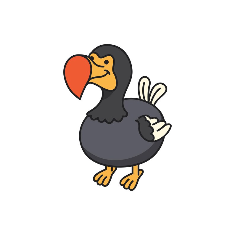 Dodo Bird Illustration PNG, SVG - Etsy