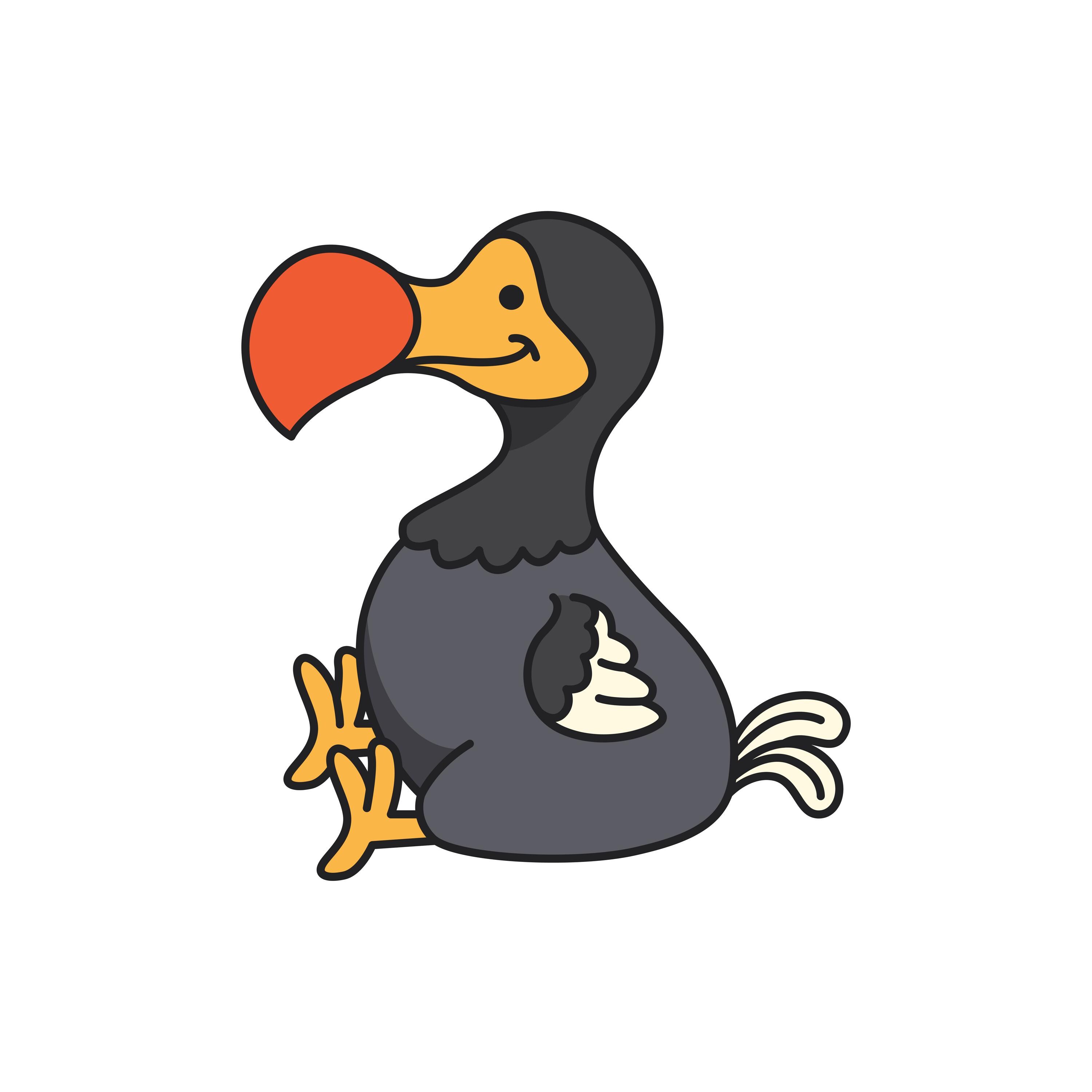 Dodo Bird Illustration PNG, SVG - Etsy