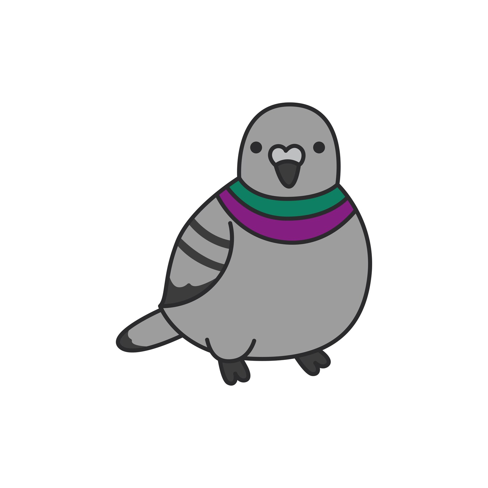 Pigeon Illustration PNG, SVG - Etsy