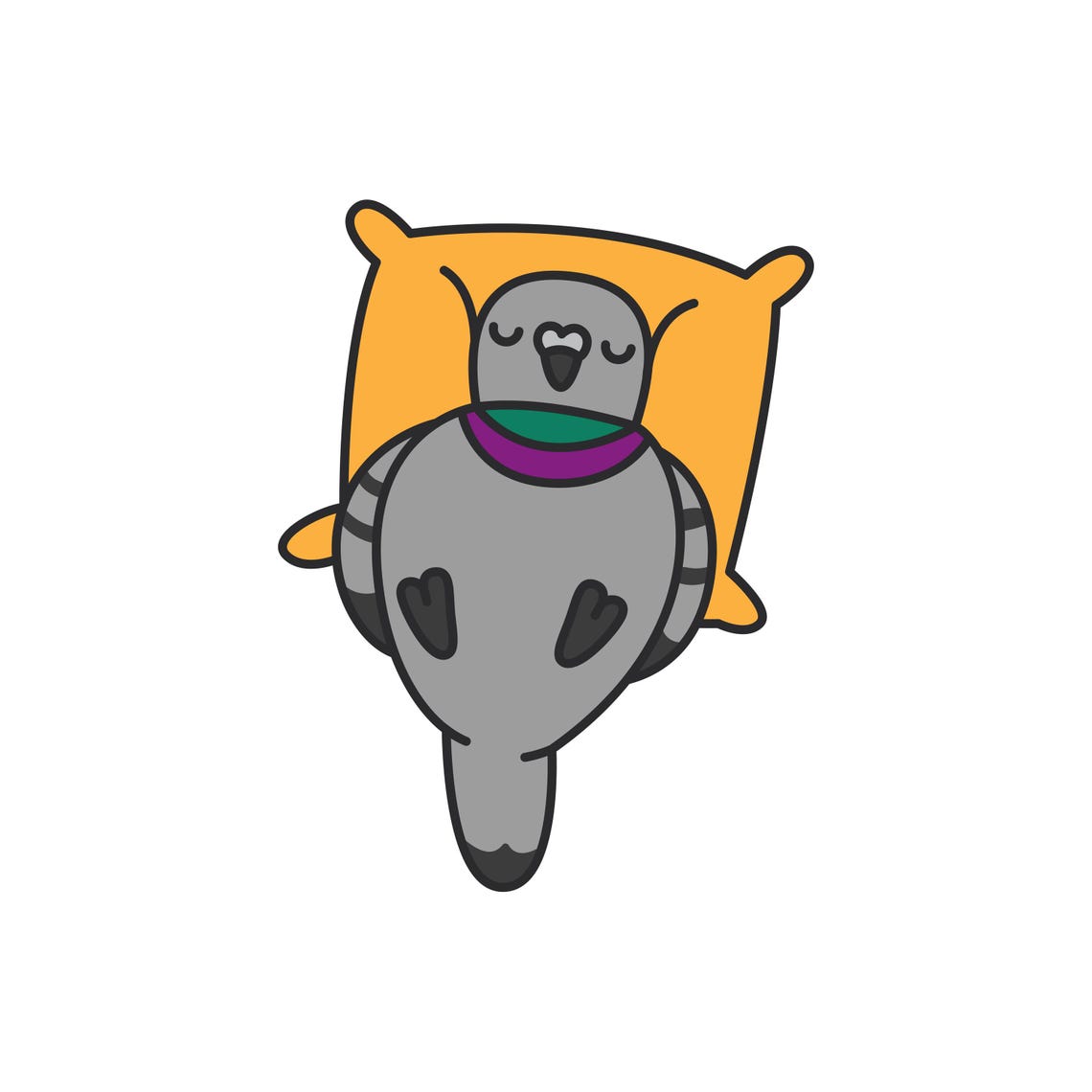 Pigeon Illustration PNG, SVG - Etsy