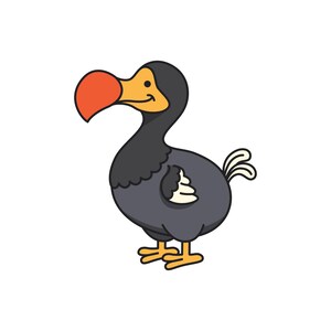Dodo Bird Illustration PNG, SVG - Etsy