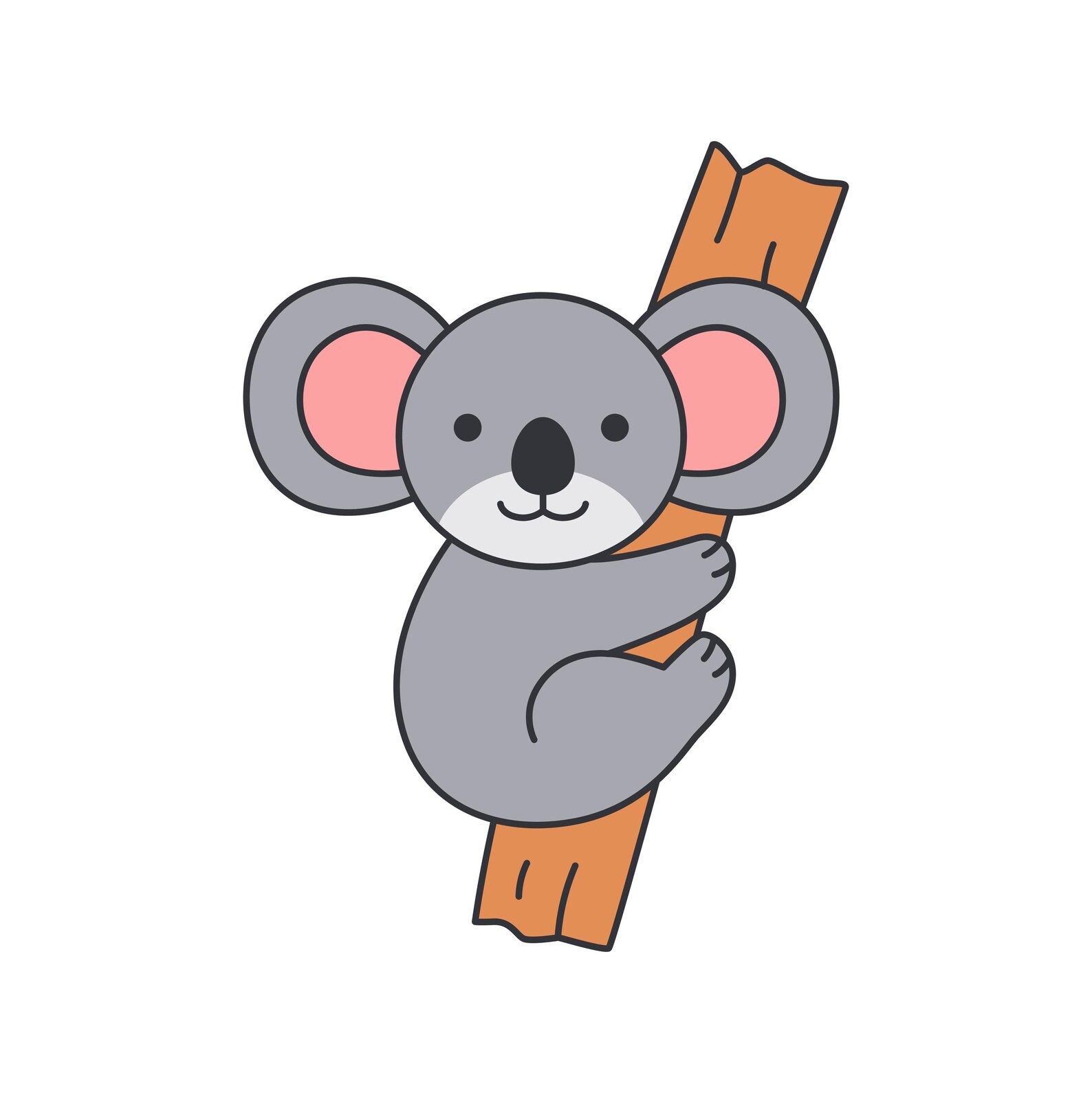 Koala Illustration PNG, SVG - Etsy