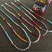 Minimal Everyday Necklace - TOHO Miyuki Beaded Handmade Necklace - Etsy