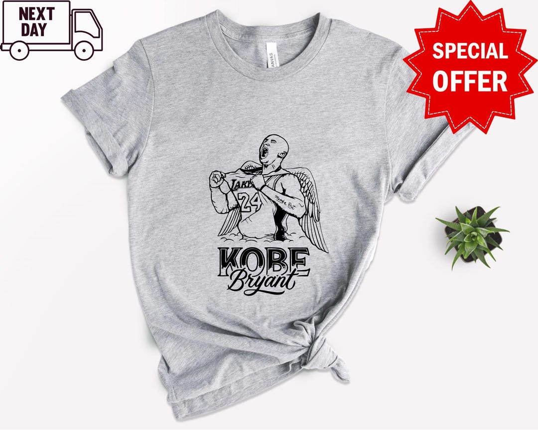 Kobe Bryant Shirt, Black Mamba T-shirt, Mamba Mentality Merch ...