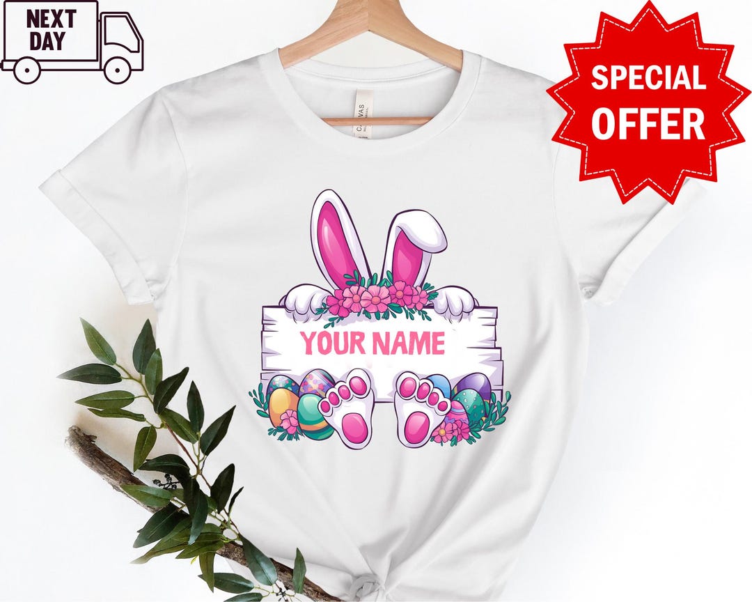 Easter Family Custom Shirts, Easter Personalized Bunny Family Matching ...