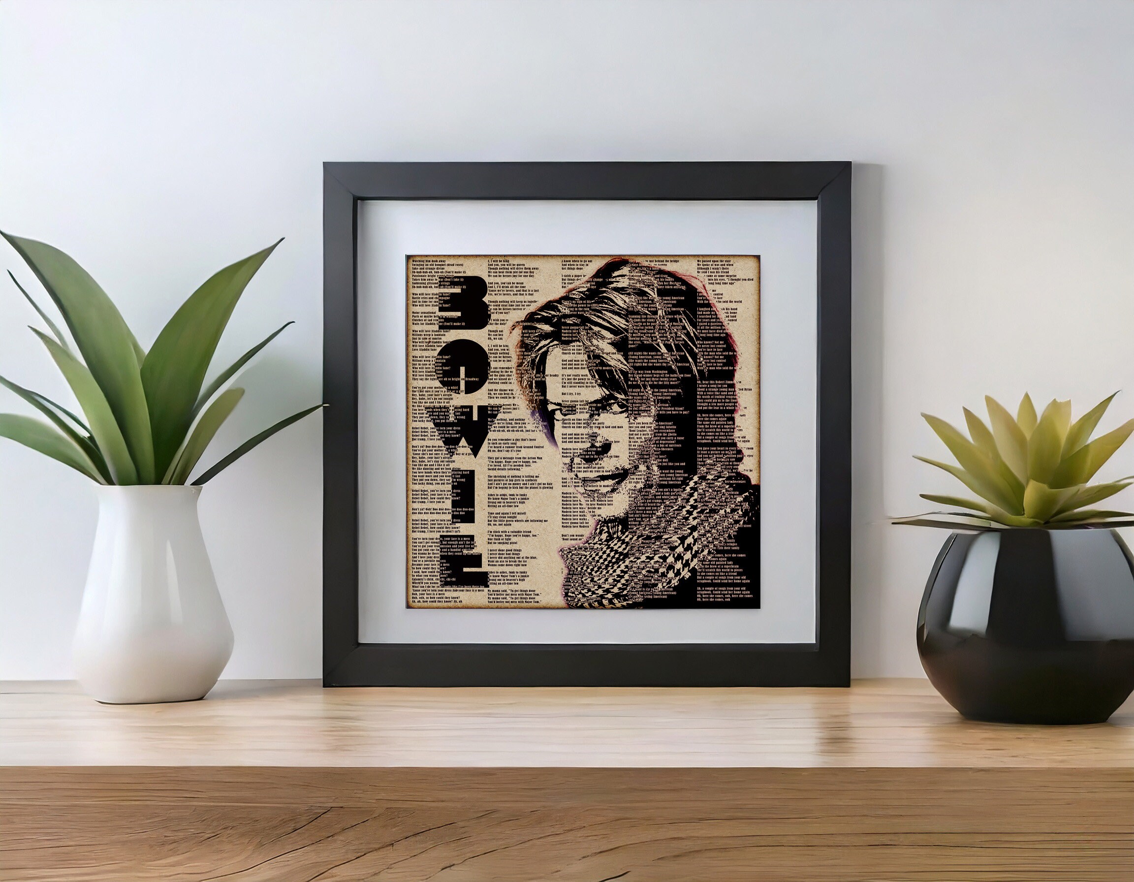 David Bowie Album Inlay Art Digital Print - Etsy