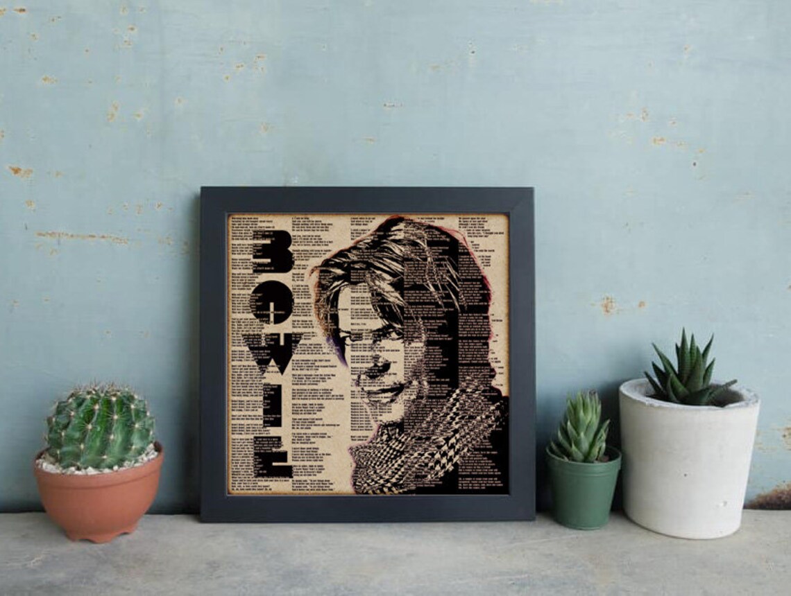 David Bowie Album Inlay Art Digital Print - Etsy