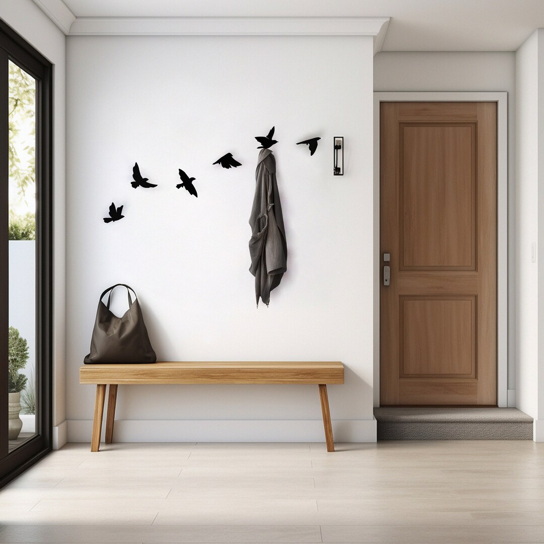 Wall Decor Hooks Cute Small Hooks Birds Lover Decorative Hooks Entryway ...
