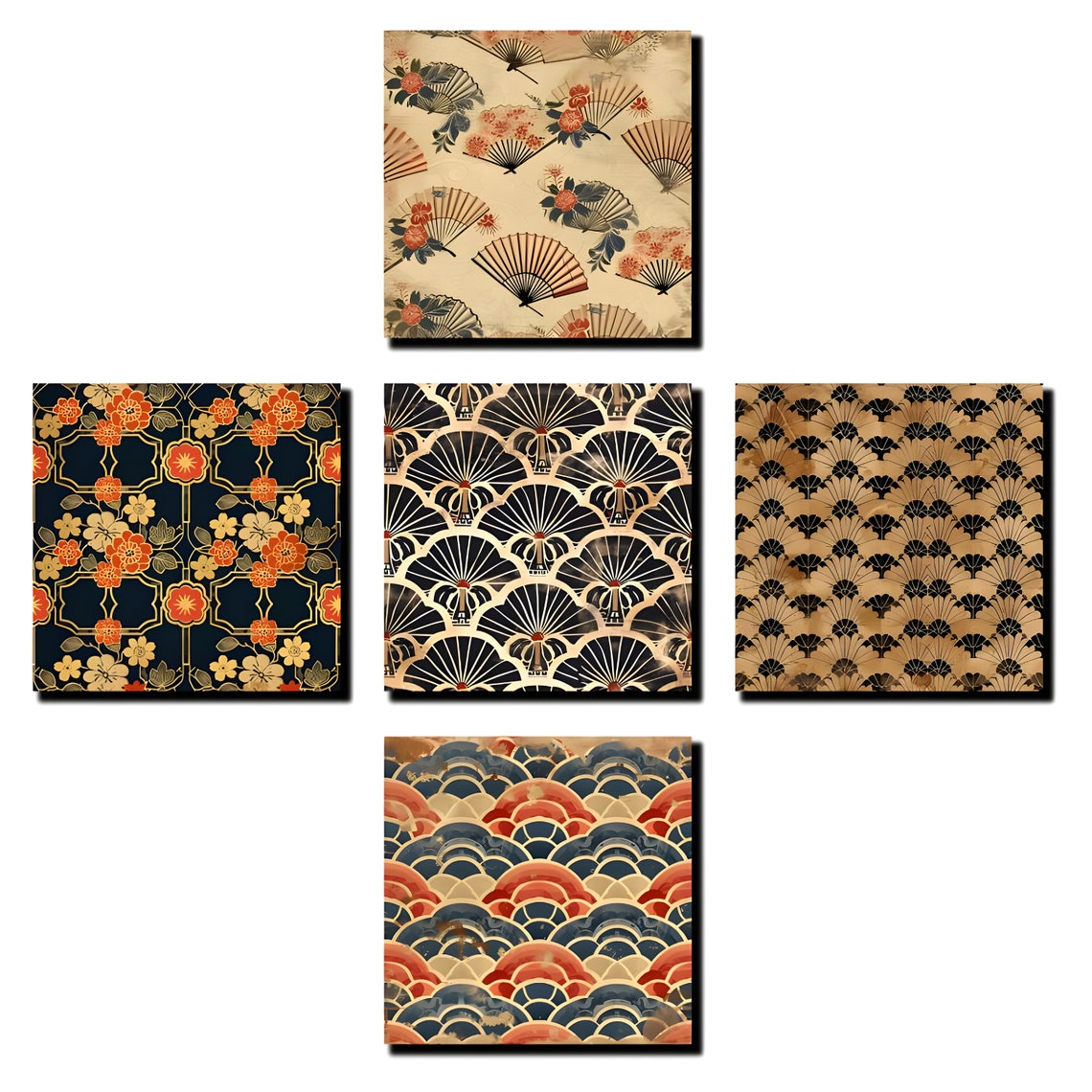 Japanese Antique Seamless Pattern,japanse Style, Seamless Pattern ...