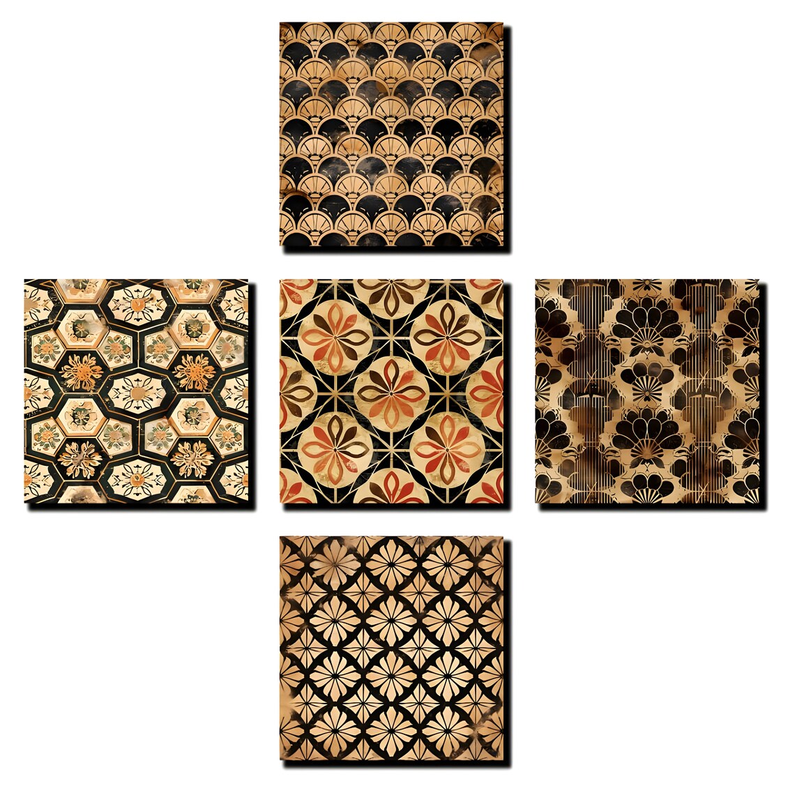 Japanese Antique Seamless Pattern,japanse Style, Seamless Pattern ...