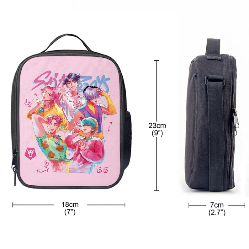 Huntrix Kpop Demon Hunters Lunch Bag Trio Design With Jinu, Abby ...