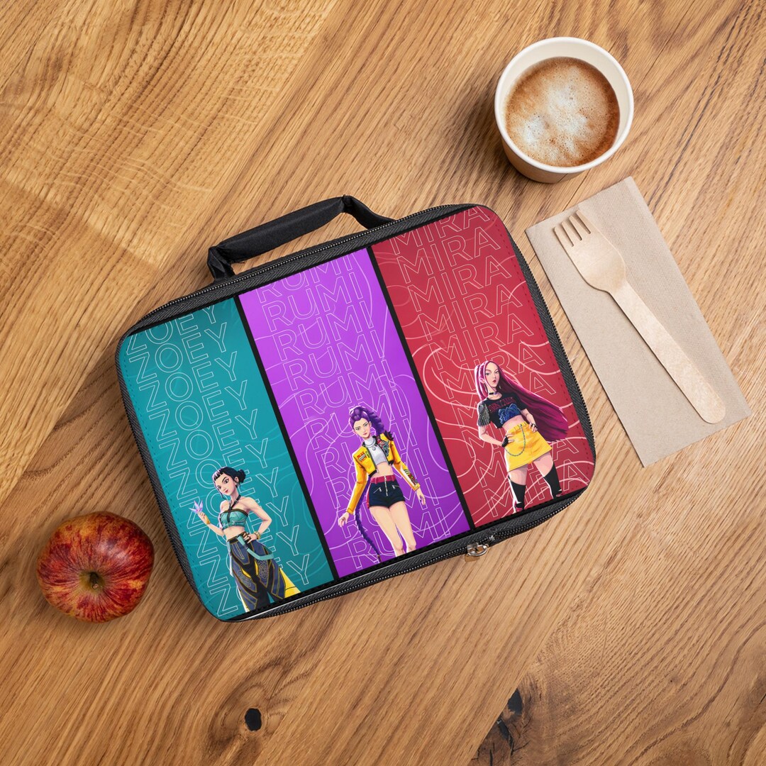 HUNTRIX Kpop Demon Hunters Lunch Bag - Kpop Idol Group Lunch Bag, Mira ...