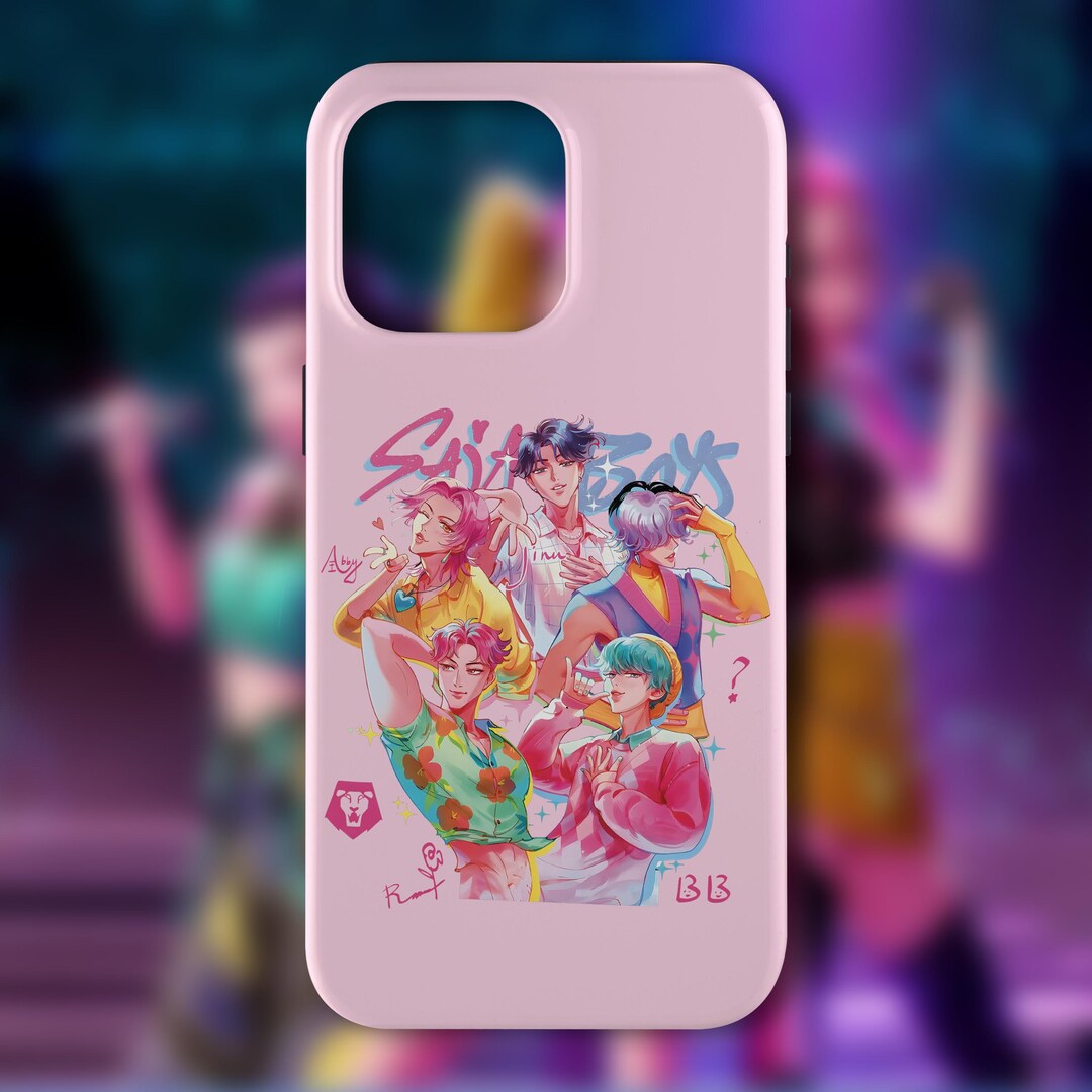 Saja Boys Phone Case, Kpop Huntrix PIN Phone Case, Demon Hunter Merch ...