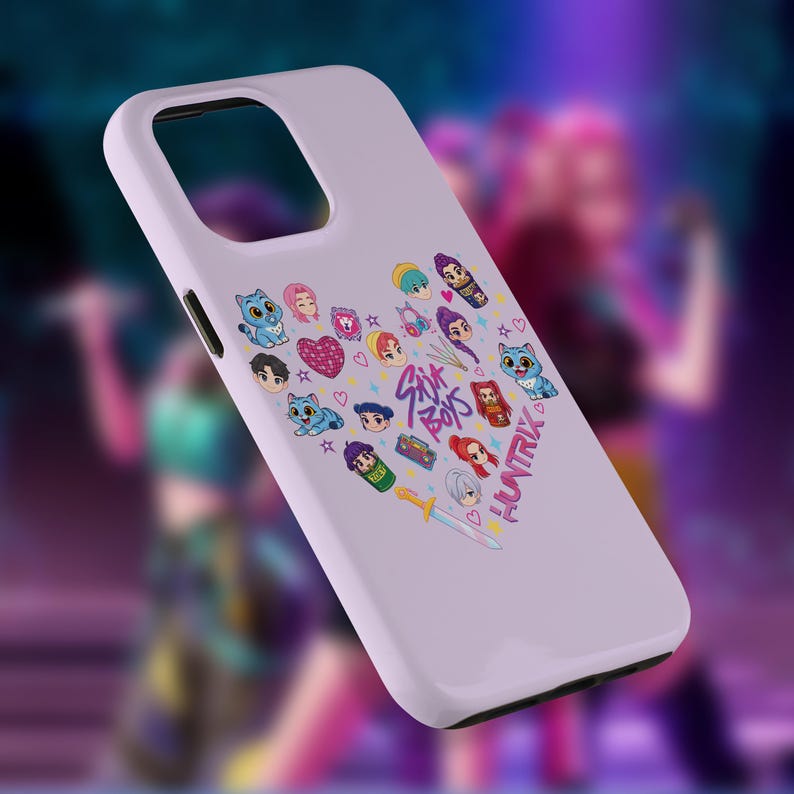 Huntrix Kpop Demon Hunters Phone Case, Kpop Idol Group Phone Case, Saja ...