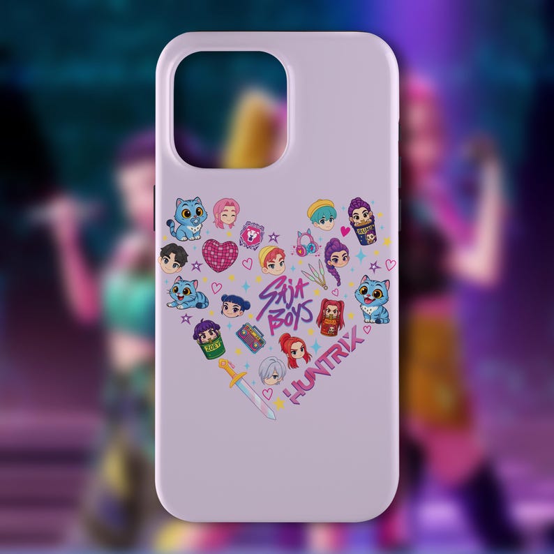 Huntrix Kpop Demon Hunters Phone Case, Kpop Idol Group Phone Case, Saja ...