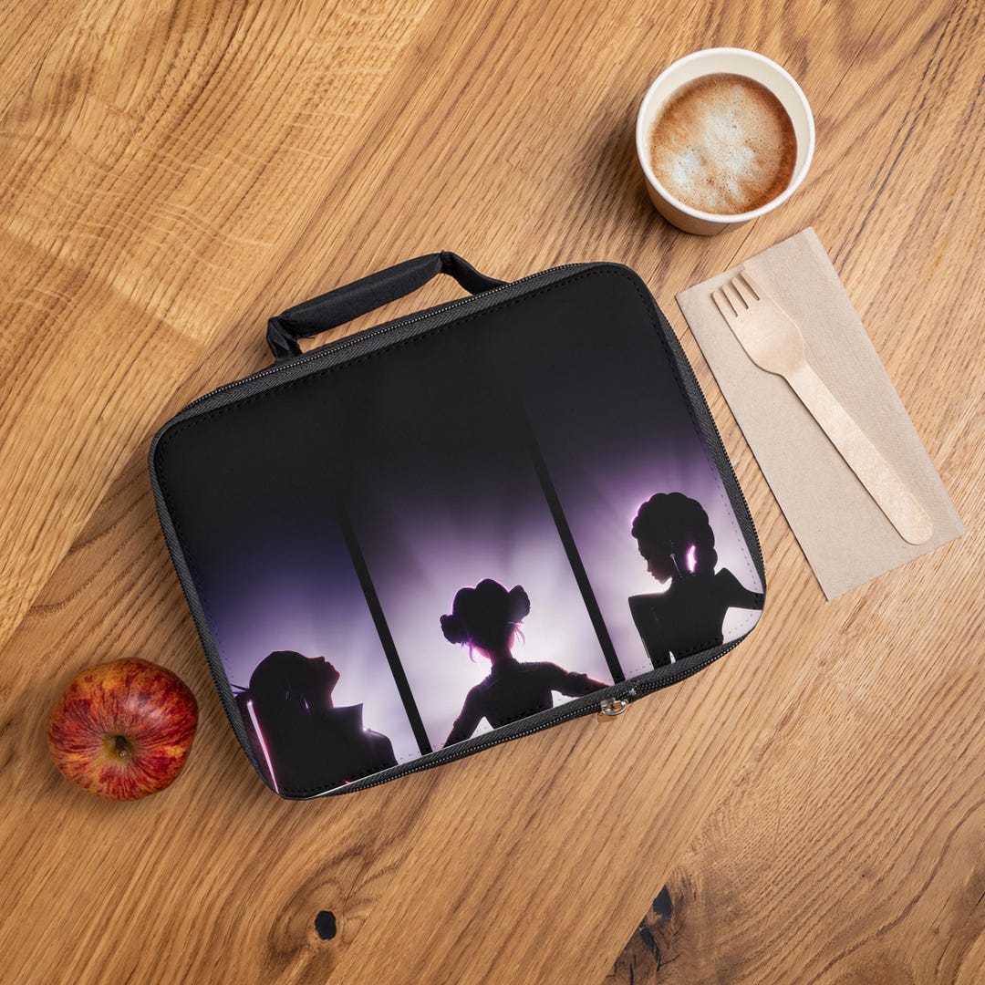 HUNTRIX Kpop Demon Hunters Lunch Bag Trio Design With Rumi, Zoey & Mira ...