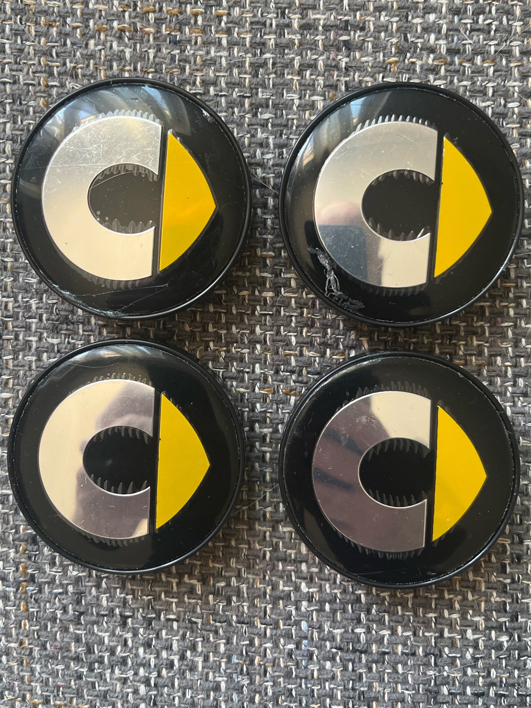 Set of 4 60mm SMART MERCEDES Hub Caps Center Rim Car Hub Cap Clip New ...