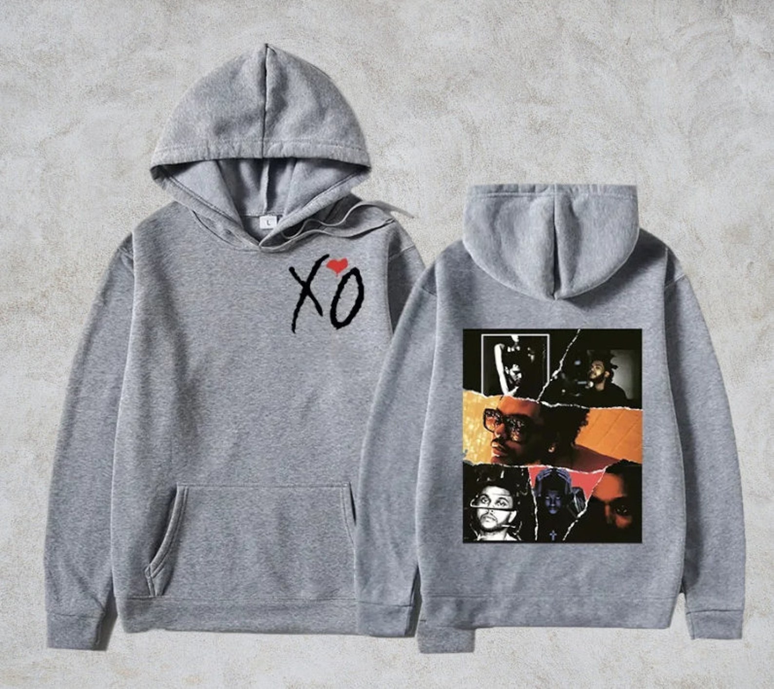 Singer the Weeknd Hoodie After Hours Trilogy Dawn Fm Music Album Hoodie ...