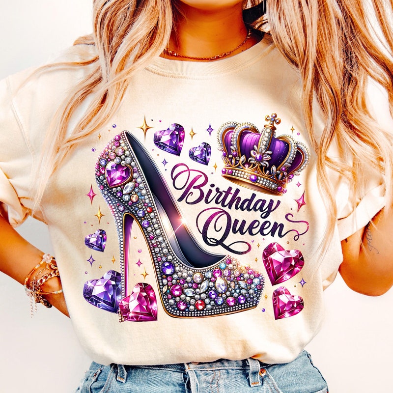 Birthday Crown Girl Heart - Etsy