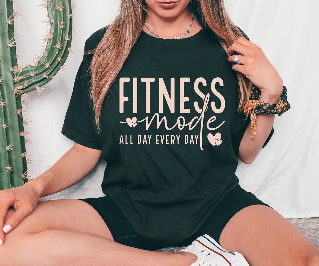 Fitness Mode SVG PNG, Fitness Svg, Gym Shirt Svg, Exercise Svg, Workout ...