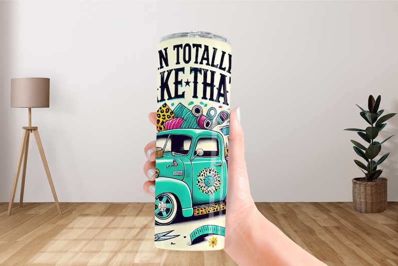 Crafting Tumbler Wrap, Retro Truck Design (digital Download) - Etsy