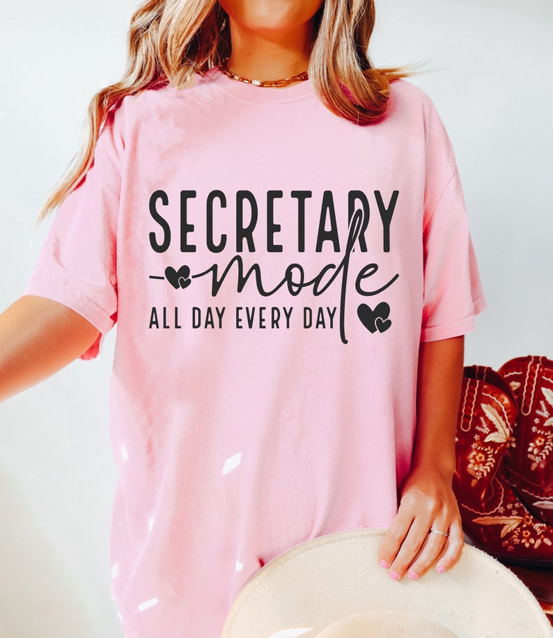 Secretary Mode Svg, One Loved Secretary Svg, Best Secretary Svg ...