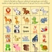 Animal Bingo- 35 Unique Cards - Etsy