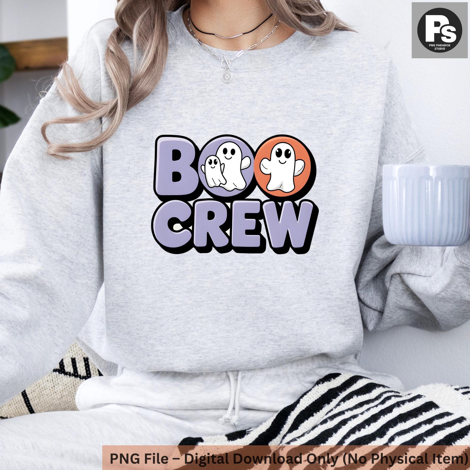 Boo Crew Ghost PNG | Halloween Family T-shirt Design (digital Download ...