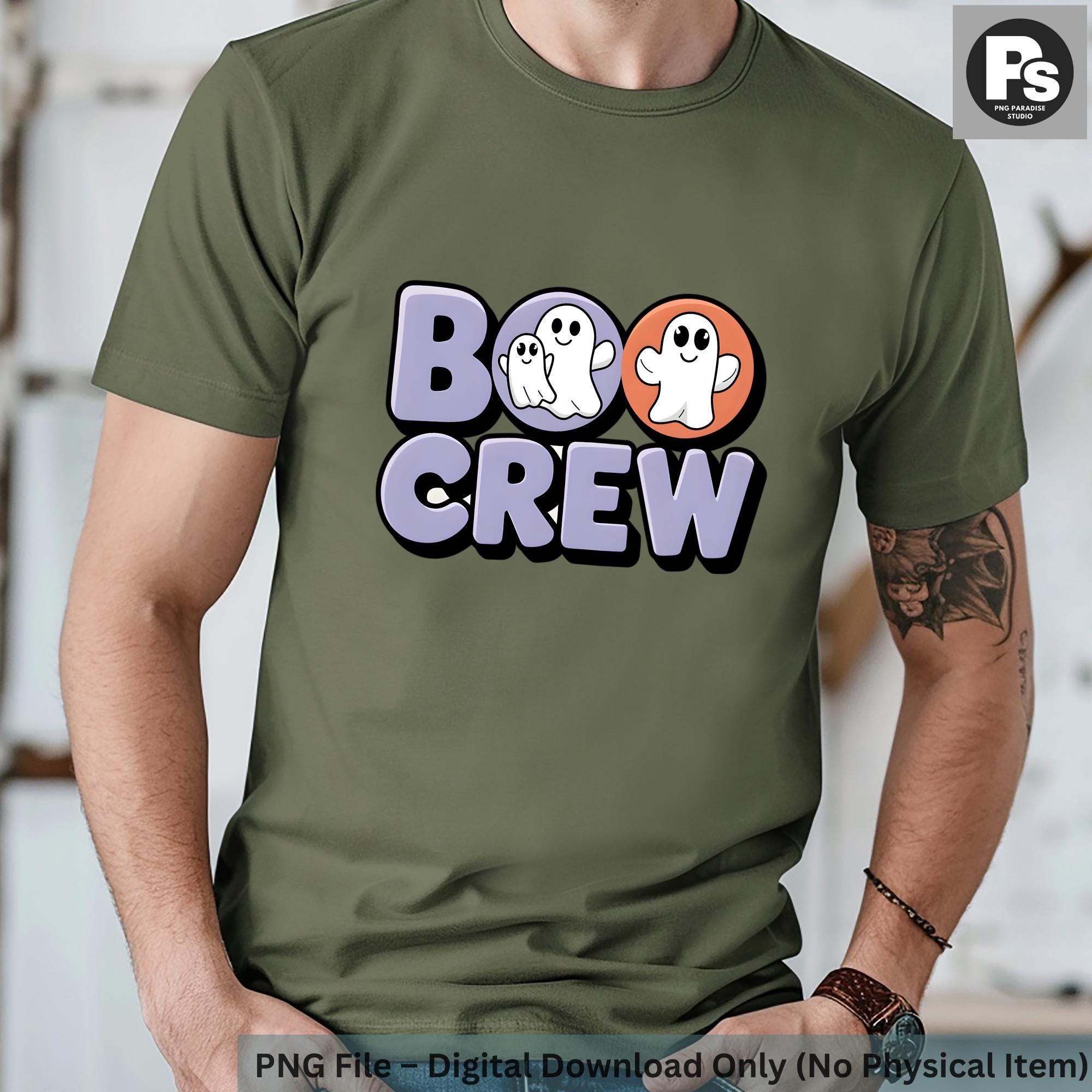 Boo Crew Ghost PNG | Halloween Family T-shirt Design (digital Download ...