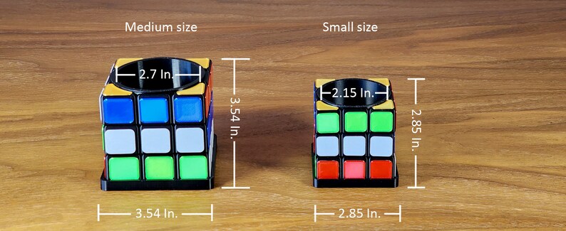 A Cute and Fun Retro Rubik's Cube 3d Printed Planter. Perfect From Your Home or Office. - Etsy UK