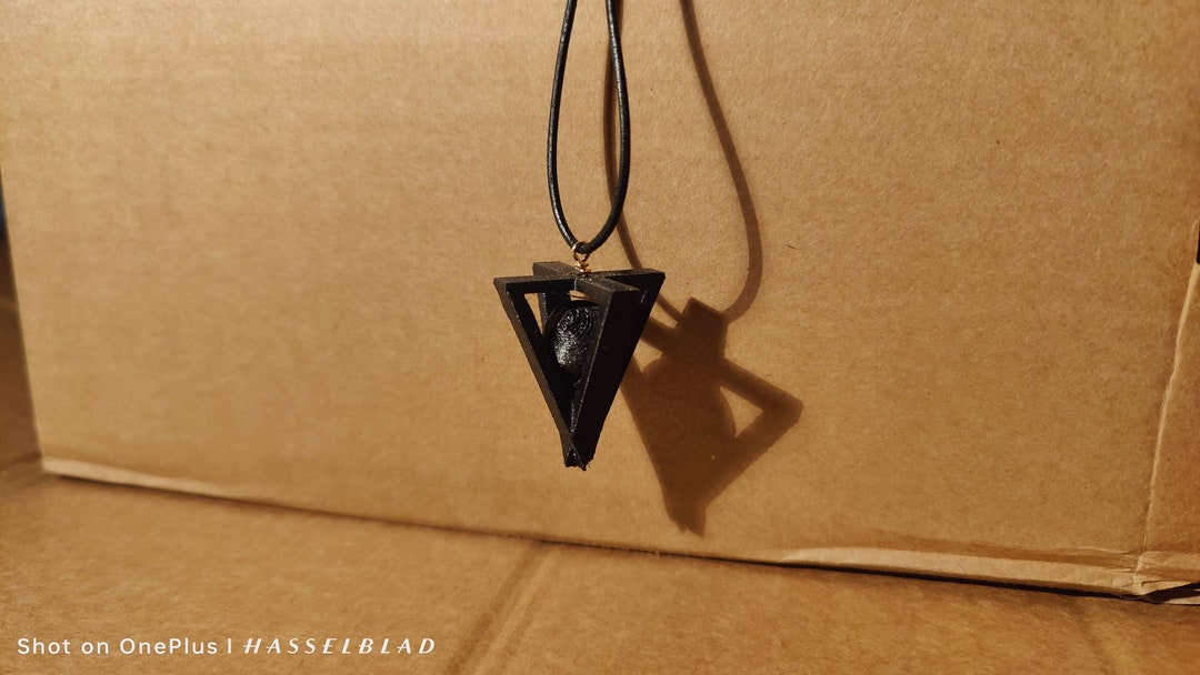 3D Printed Pendant With Geometric Design and 3D Printed - Etsy