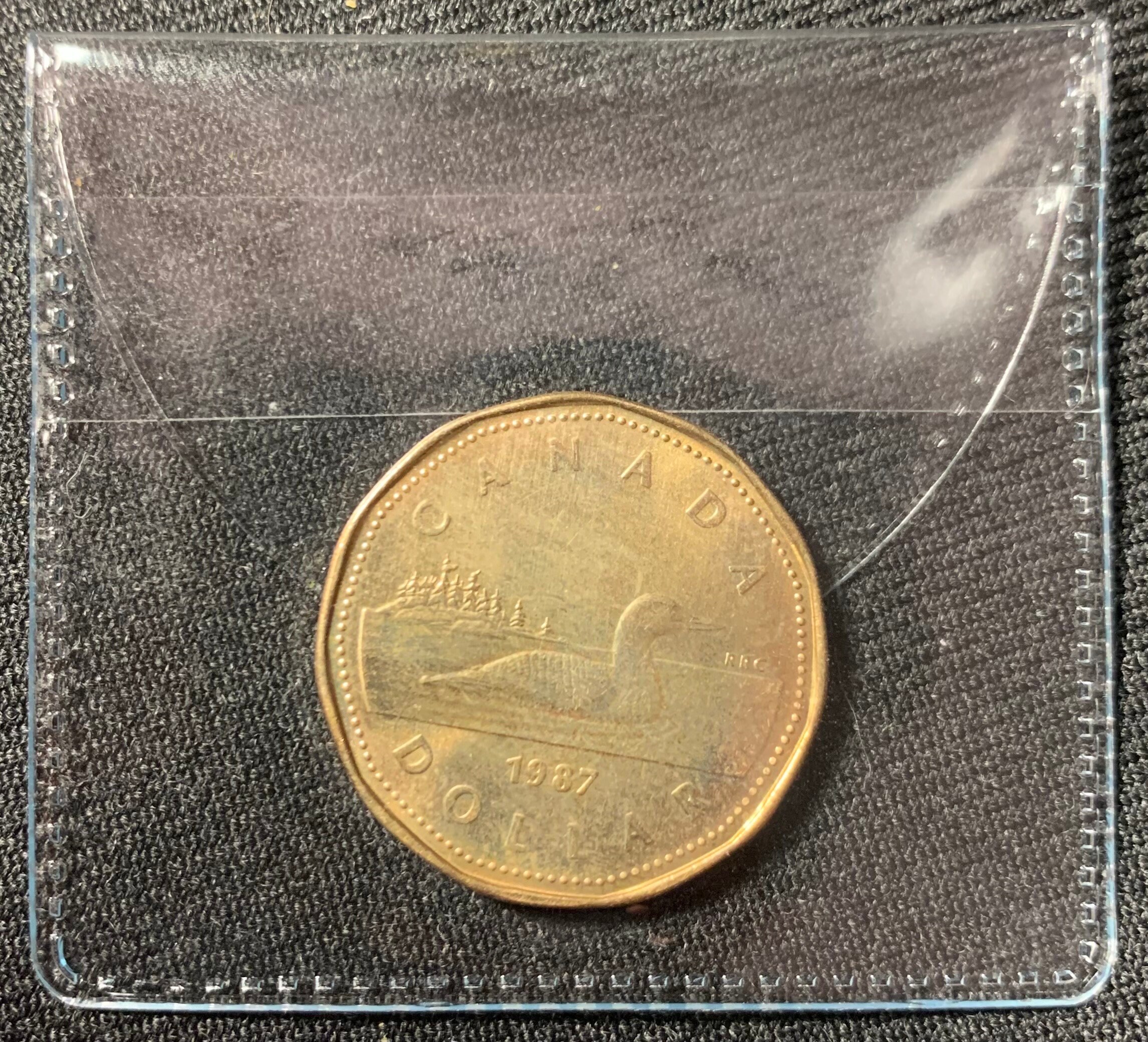 1987 Canada Dollar (loonie) - Uncirculated 1st Year of Release (no Mint ...