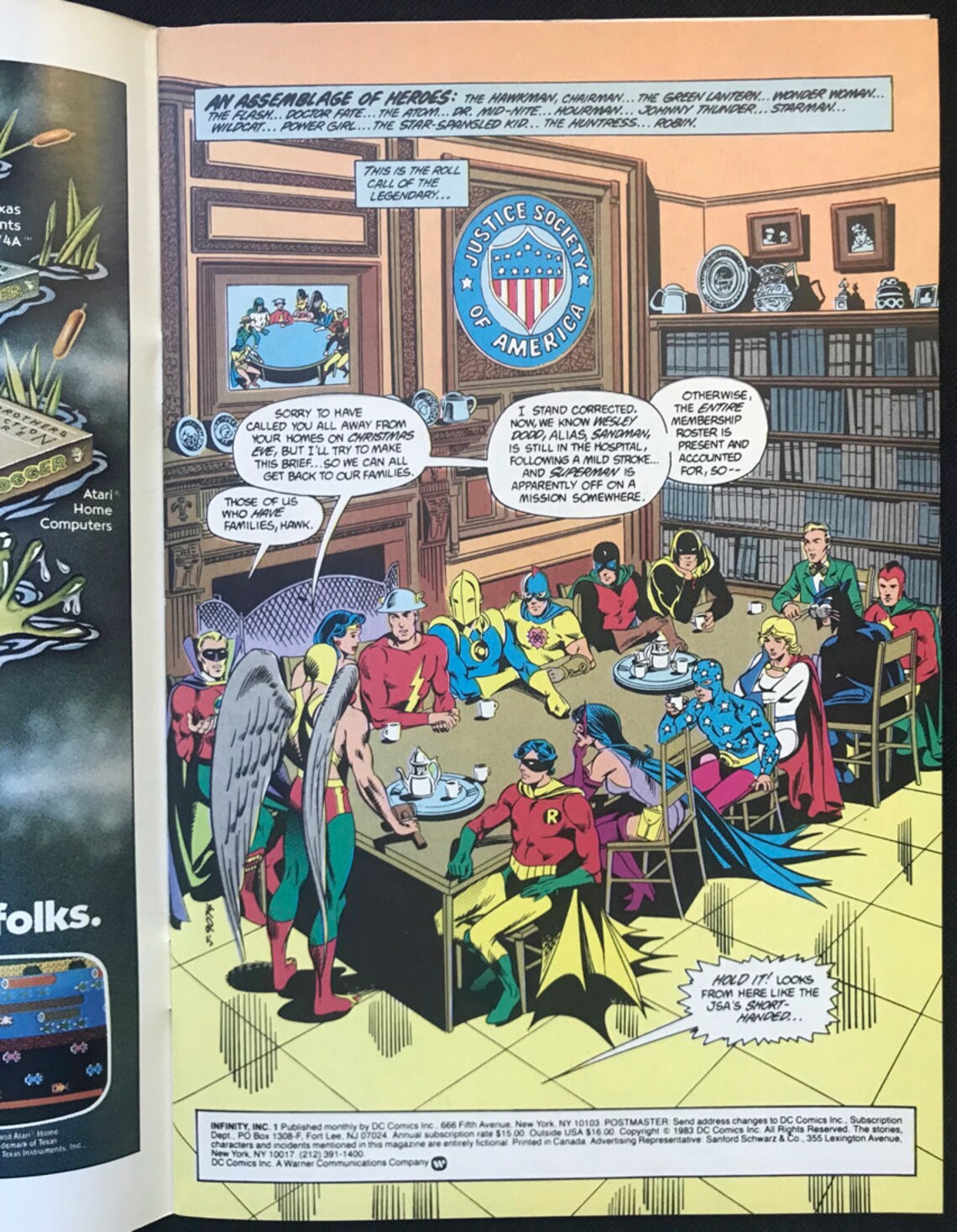 Infinity Inc. #1 (vol. 1)(1984) - Jerry Ordway, Mike Machlan & Anthony ...