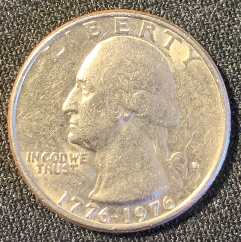 1776-1976 D US bicentennial 25 Cent Coin Pulled From Circulation ...