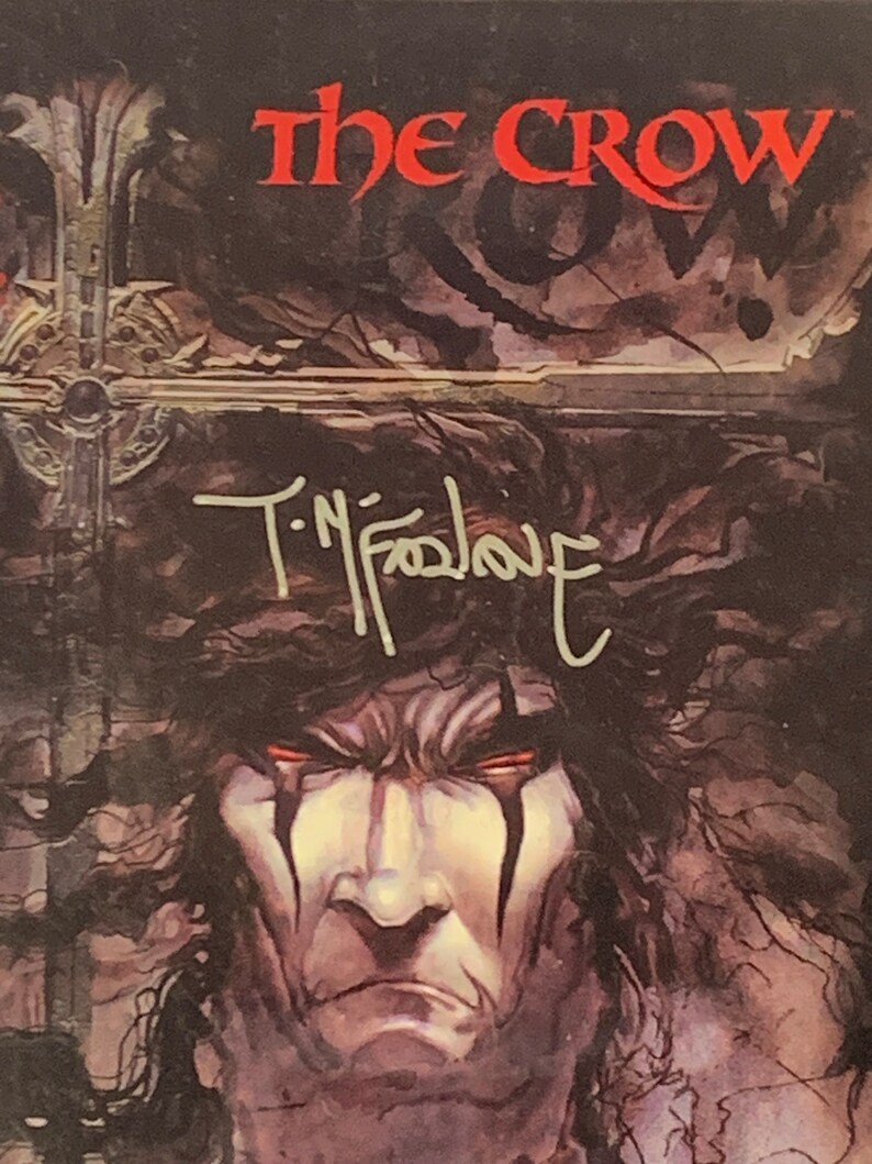 The Crow 1 1999 1:10 Variant CGC 9.2 NM Todd Mcfarlane Signed Cover RARE - Etsy