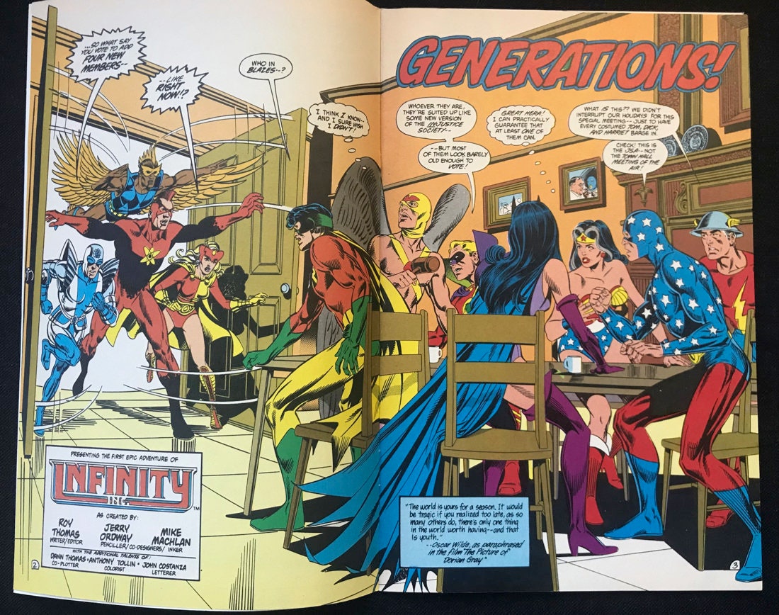 Infinity Inc. #1 (vol. 1)(1984) - Jerry Ordway, Mike Machlan & Anthony ...