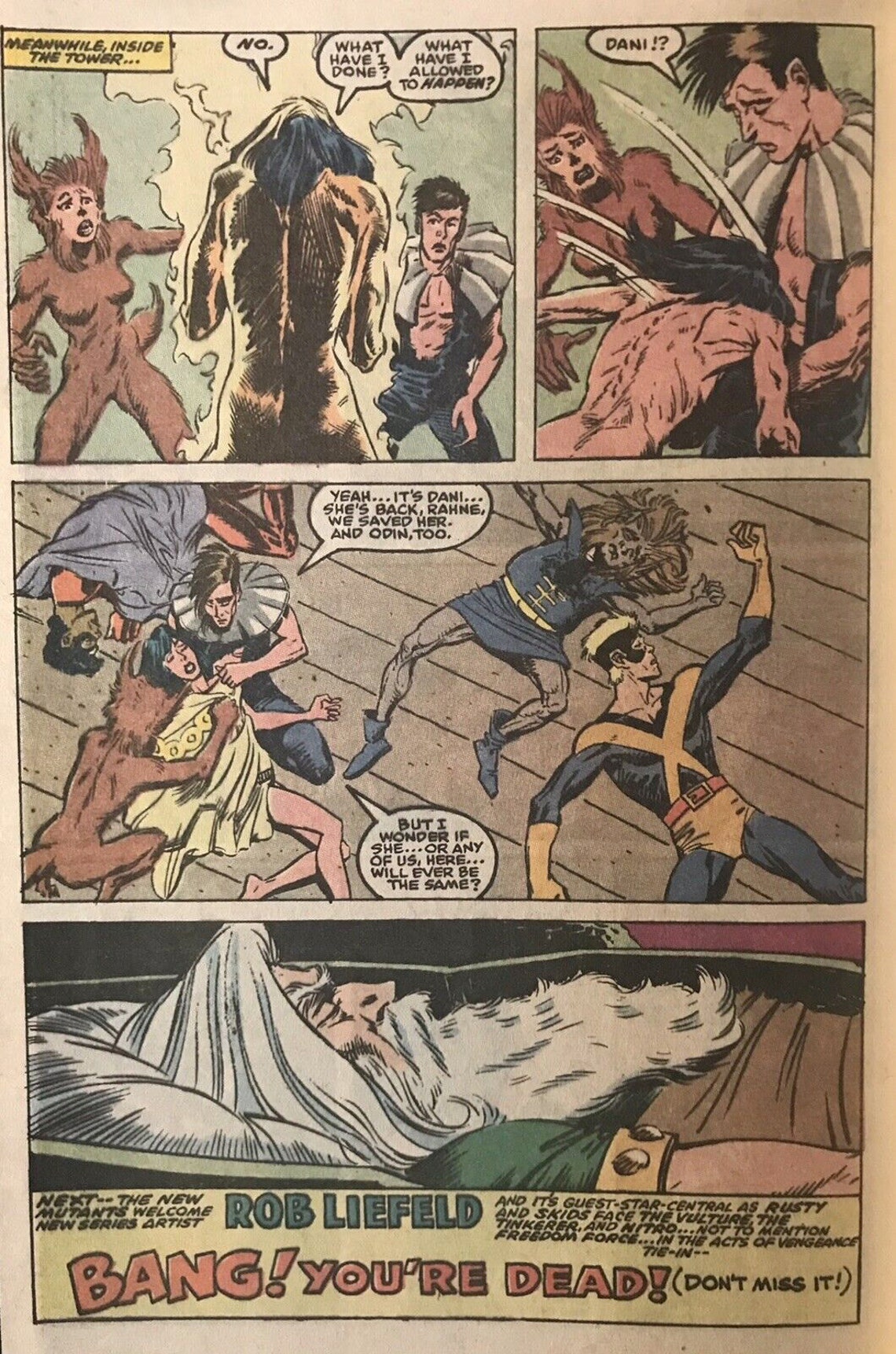 The New Mutants 85 1990 Rob Liefeld & Todd Mcfarlane Cover HIGH GRADE - Etsy