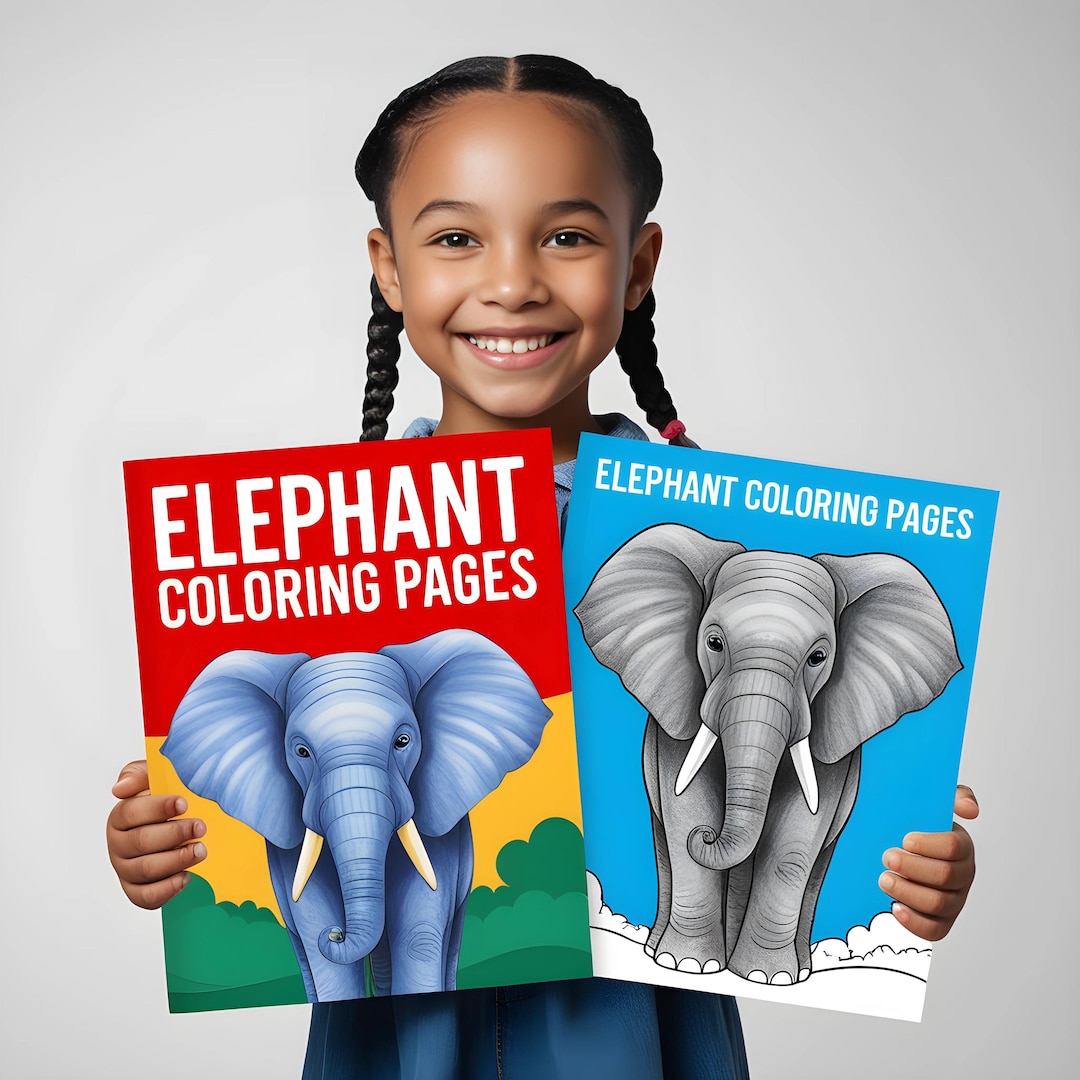 Elephant Coloring Pages, Elephant Coloring Sheet,elephant Coloring Book ...