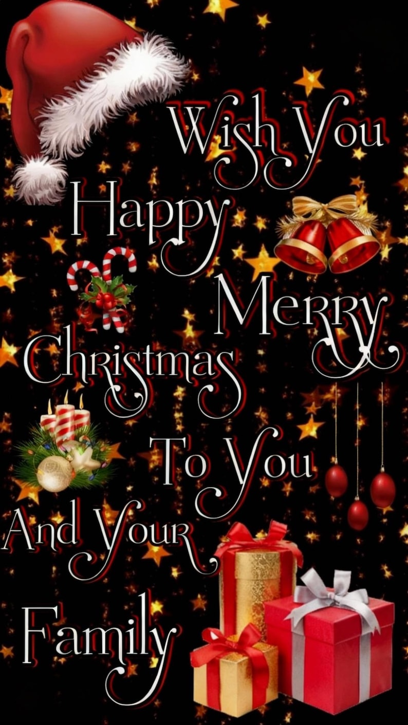 Animated Christmas Gift Video Wishes,digital Greeting E-card for Mobile ...
