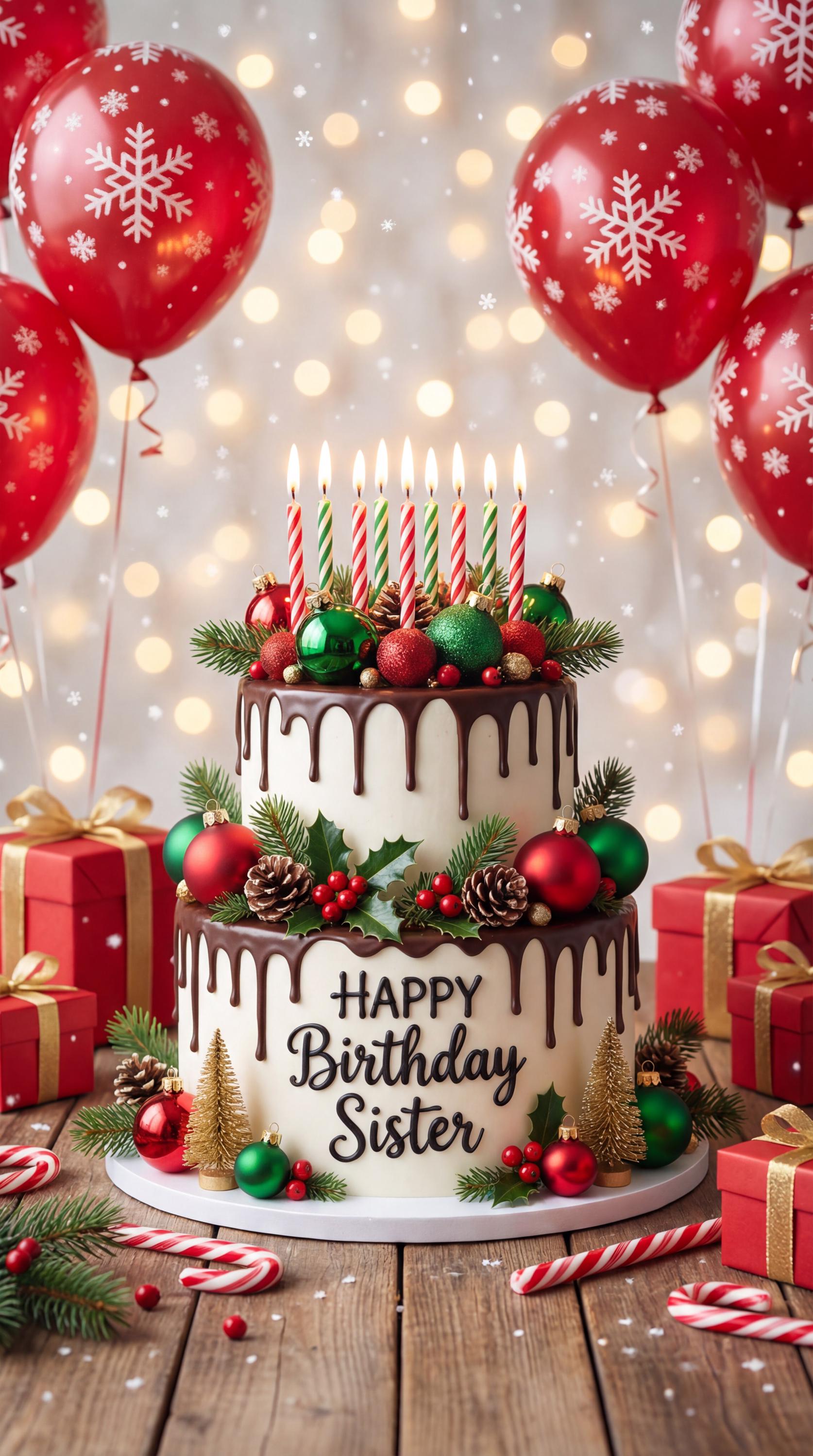 Virtual Birthday Cards Sister Video, Greeting Wishes Online Musical - Etsy