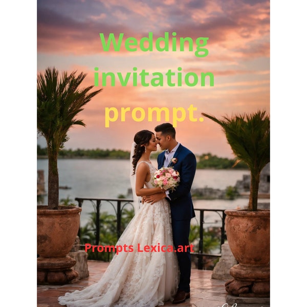 Wedding Invitation Midjourney Prompts - Etsy