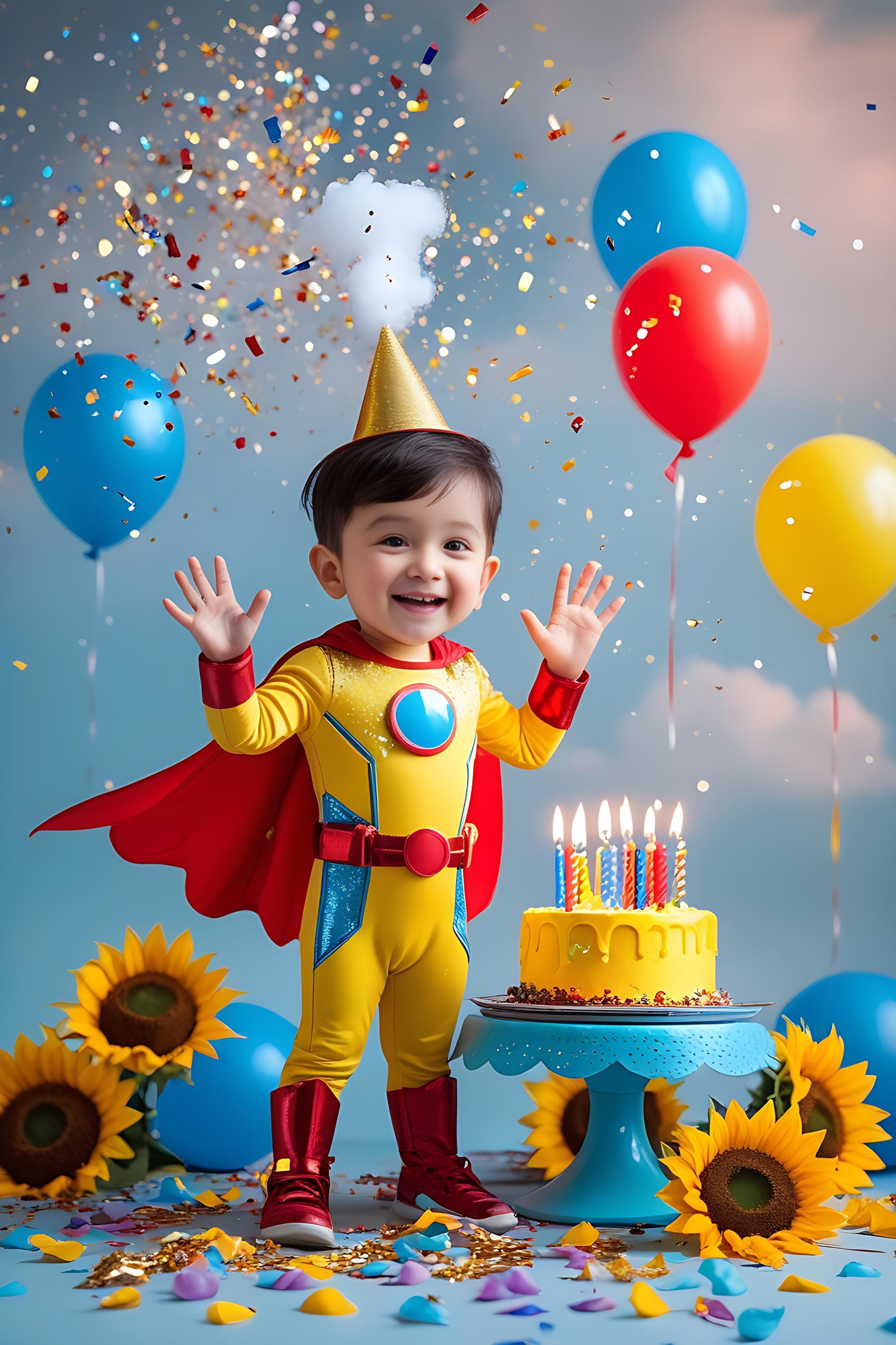 Editable Happy Birthday Greeting Gift for Boy | Personalized Neon Glow ...
