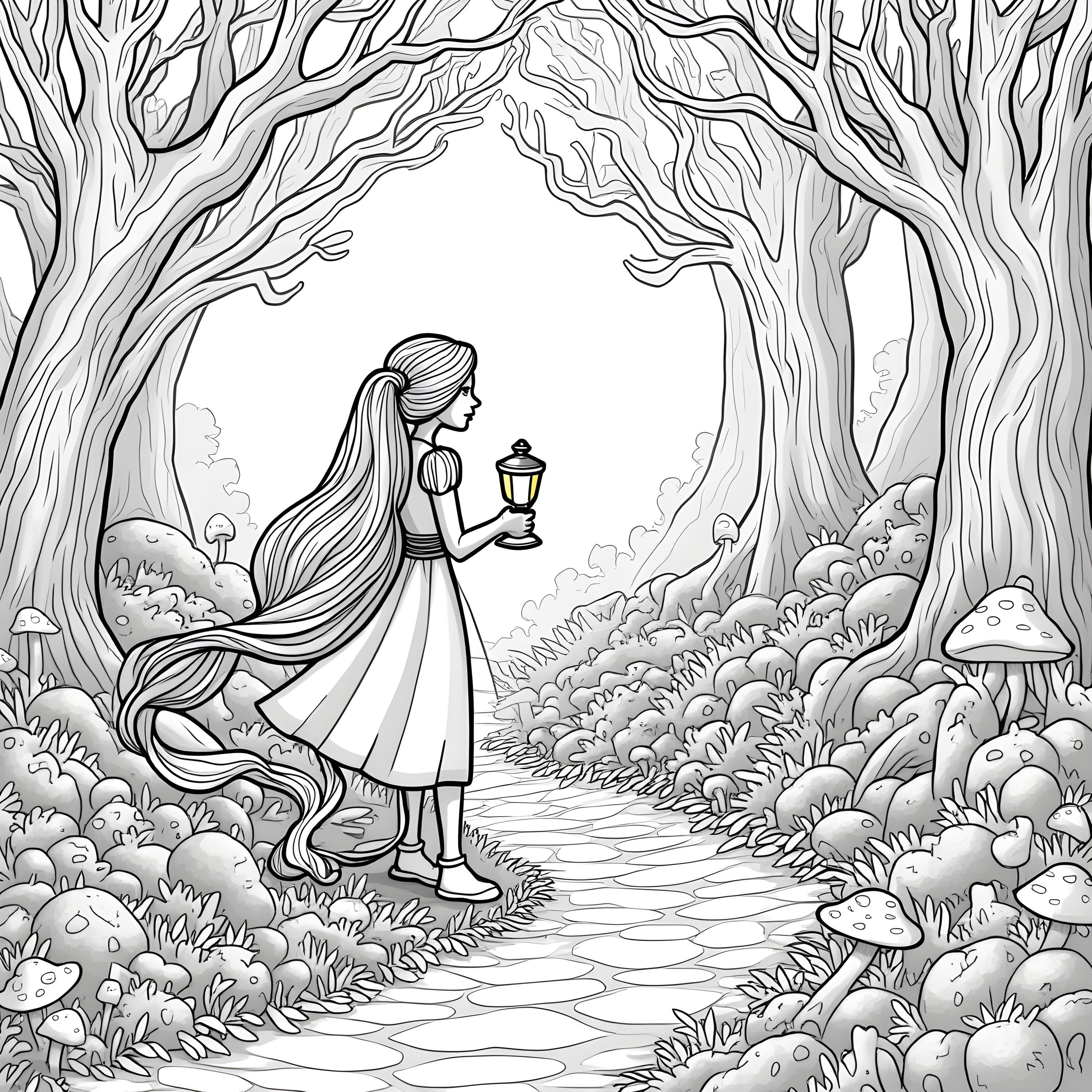 Rapunzel Coloring Pages,princess Coloring Pages,princess Coloring ...