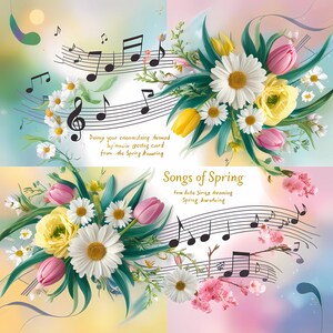 Spring Awakening Musical Cards Unique Greeting Cards Inspired by Themes ...