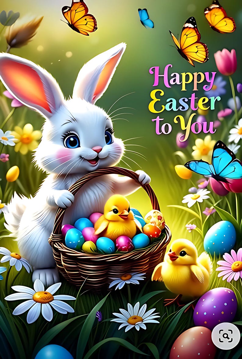 Easter Bunny Video Messages Wishes , Musical Easter Greeting - Etsy Ireland
