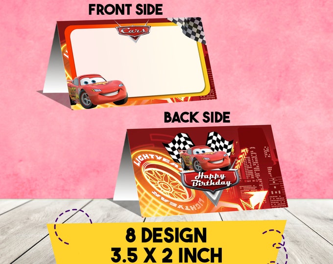 Cars Food Tent Label, Cars Food Label, Cars Food Cards, Food Label ...