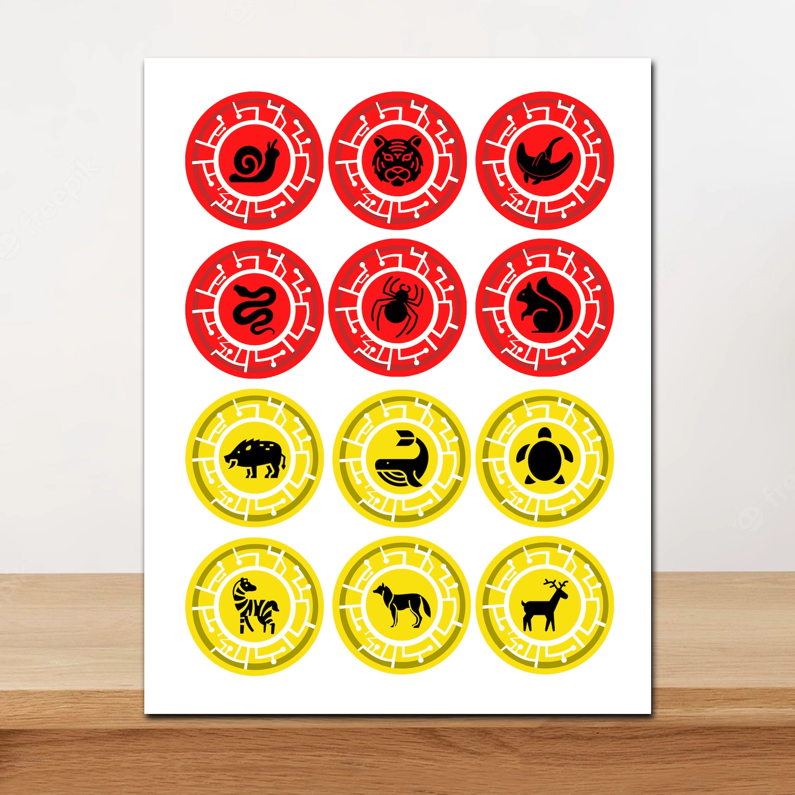 Creature Power Discs Inspired, 60 Discs, 70 PNG File, Instant Download ...