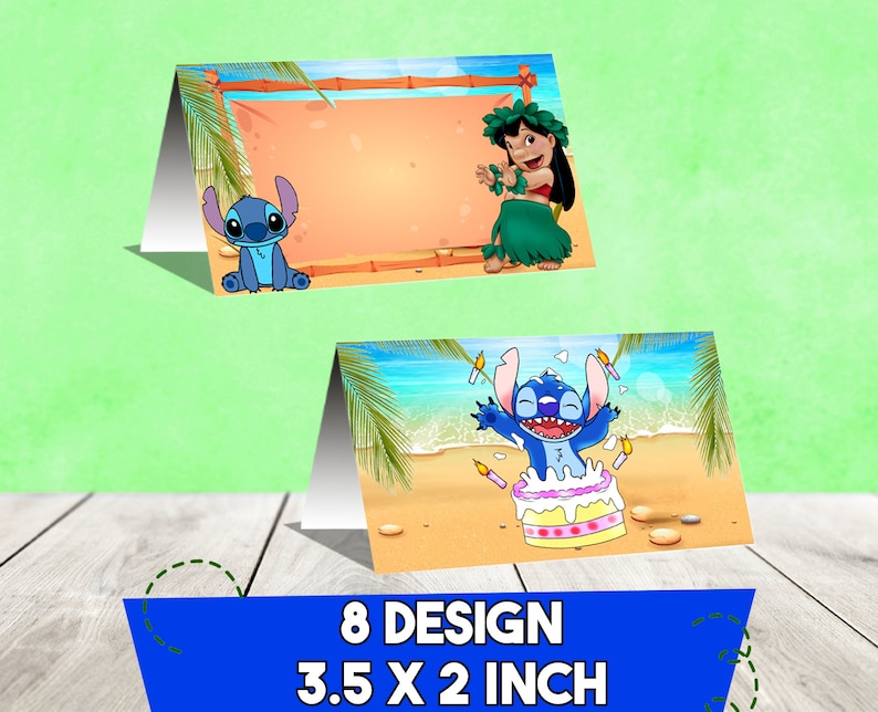 Stitch Food Label, Stitch Food Tent, Food Cards, Digital File Only - Etsy