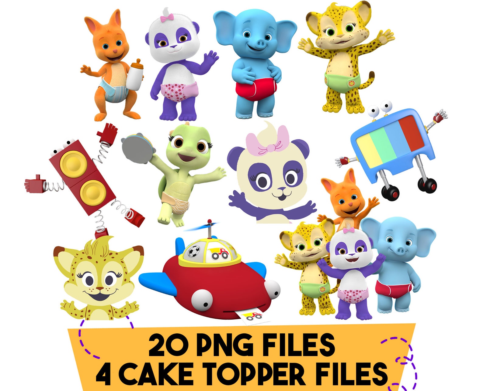Instant Download Word Party Png Word Party Clipart Word Party Cake Topper Digital File Etsy